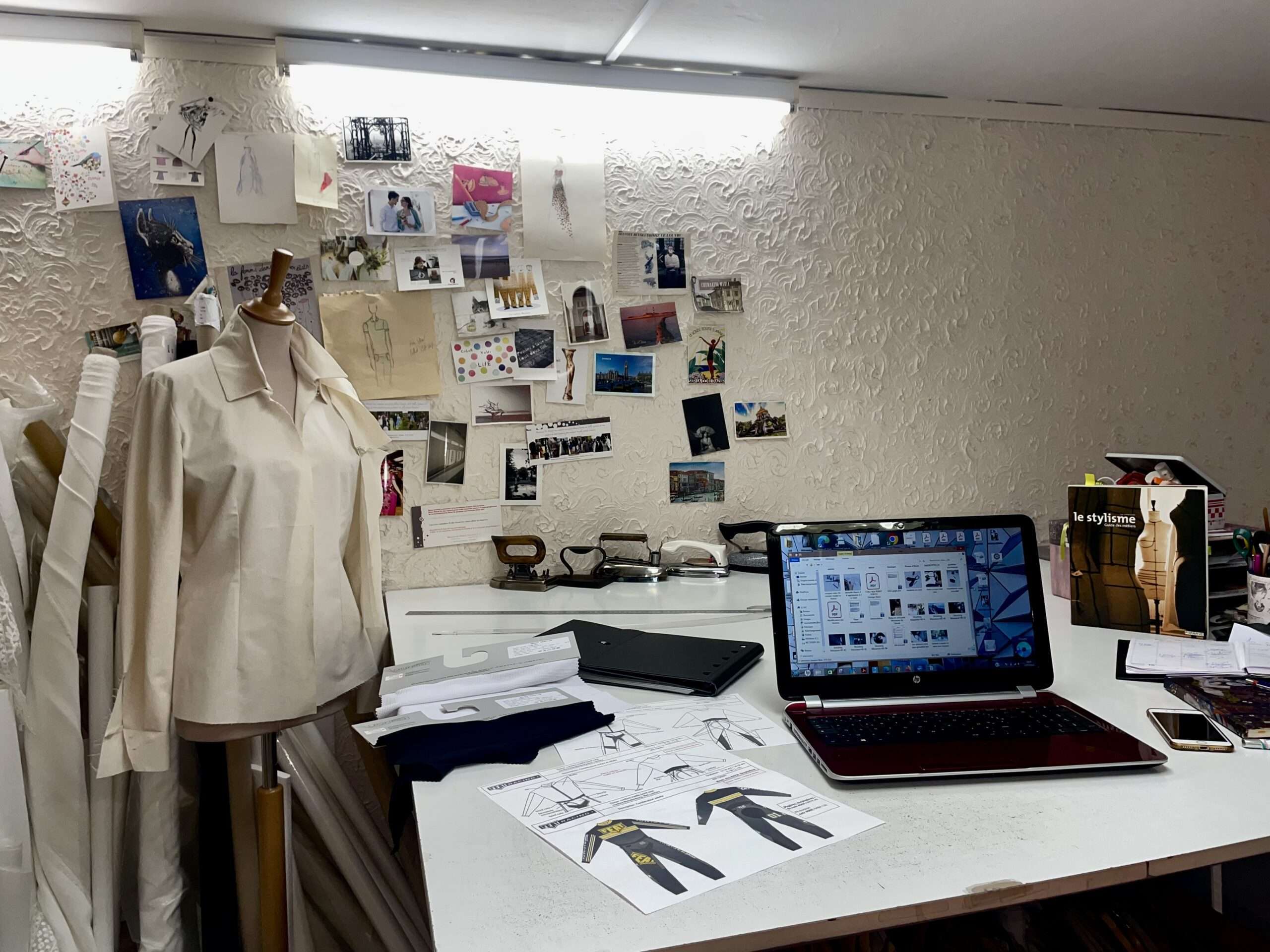 Services de styliste et de modéliste pour les professionnels